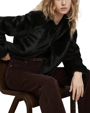 Veronica Beard Griselda Faux Fur Coat