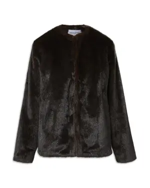 Veronica Beard Griselda Faux Fur Coat