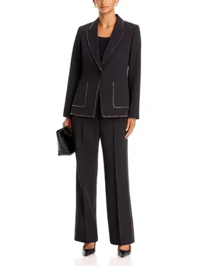 Elie Tahari Margaret Embellished Suit Jacket