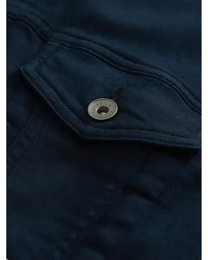 John Varvatos Kyle Point Collar Pocket Trucker Jacket