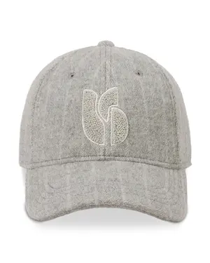 Ba&sh Wool Hugo Baseball Cap - Grey