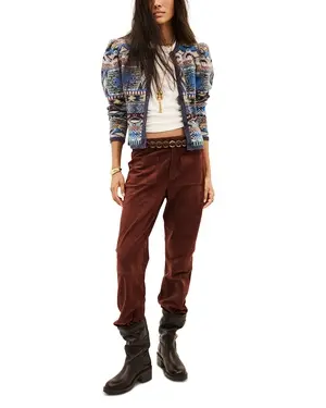 Ba&sh Maja Wool Blend Cardigan - Multicolor