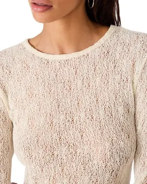Steve Madden Sierra Long Sleeve Knit Top - Ivory