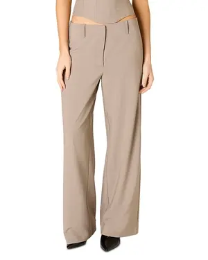 NIA Trent Straight Pants - Grey