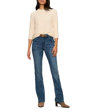 Sanctuary Three Quarter Sleeve Sequin Mode Tee