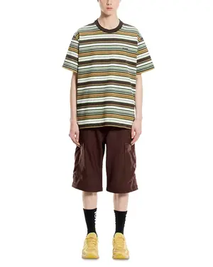VOWELS Short Sleeve Striped Tee