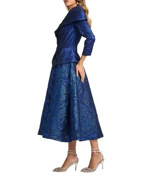 Tadashi Shoji Renwick Portrait Midi Dress