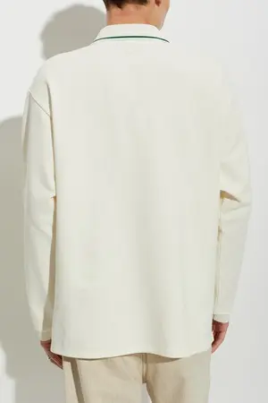 Lacoste Long-sleeved Polo Shirt - Cream