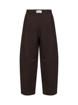 Jacquemus Dark Brown Mélange Fleece The Corso Joggers