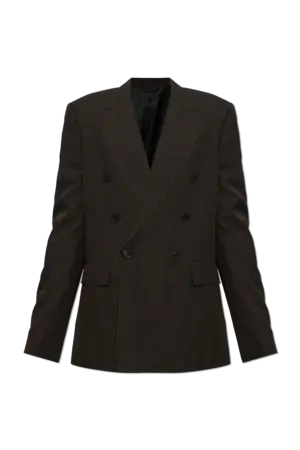 Acne Studios Jacket With Open Lapels - Brown