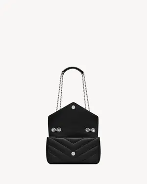 Saint Laurent Loulou Small In Matelassé Lambskin