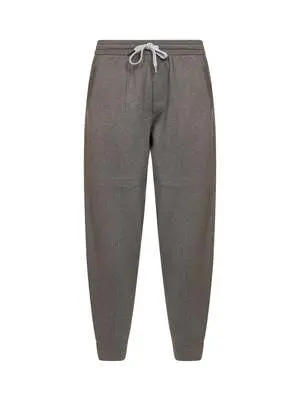 Brunello Cucinelli Military Cashmere Double-knit Sweatpants - Multicolor