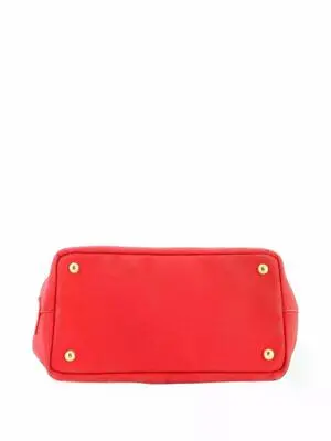 Prada Canapa Convertible Canvas Mini Tote Bag