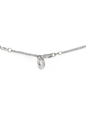 BVLGARI B.zero1 Pendant 18k White Gold With Pave Diamonds Mini Necklace