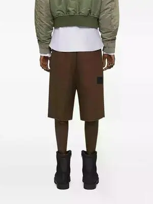 Givenchy Raw-hem Wide-leg Bermuda Shorts