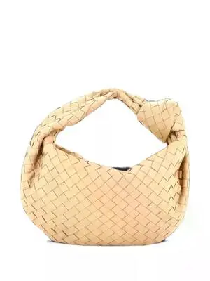 Bottega Veneta Bv Jodie Intrecciato Nappa Teen Hobo Bag - Neutrals