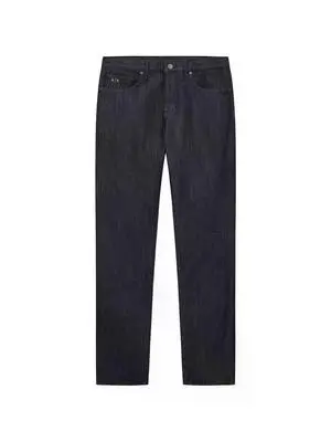 Armani Exchange Logo-embroidered Jeans - Black