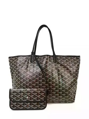 Goyard Saint Louis Pm Goyardine Tote Bag - Black