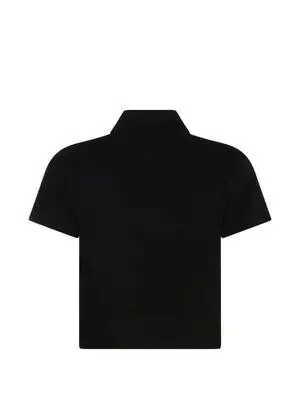 Saint Laurent Embroidered-logo Polo Shirt