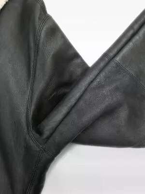 Hermès Shearling-collar Leather Jacket
