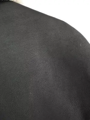 Hermès Shearling-collar Leather Jacket