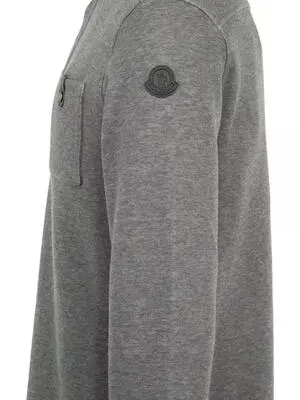 Moncler Long-sleeve Polo Shirt