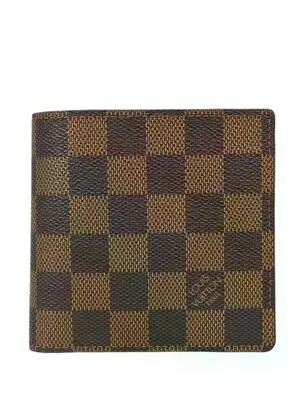 LOUIS VUITTON Damier Portefeuille Marco Wallet - Brown