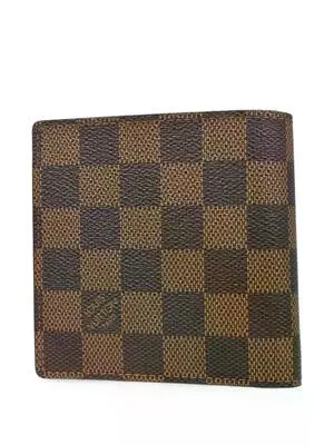 LOUIS VUITTON Damier Portefeuille Marco Wallet - Brown
