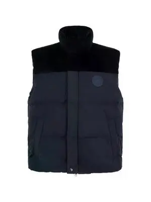 Canada Goose Sterling Corduroy-panelled Puffer Gilet - Blue