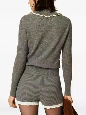 TWINSET Polo Shirt With Crochet Collar