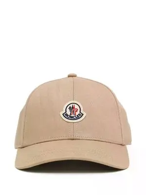 Moncler Logo-patch Baseball Cap - Neutrals