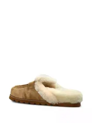 NAKED WOLFE Corded Shearling-lined Mules