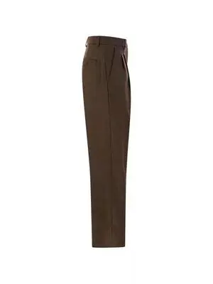 Max Mara Pleated Wool Trousers