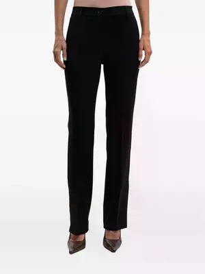TWINSET Pressed-crease Straight-leg Trousers