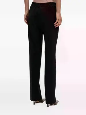 TWINSET Pressed-crease Straight-leg Trousers