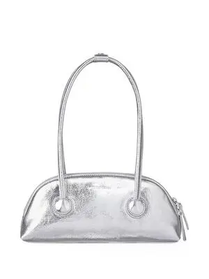 MARGESHERWOOD Mini Crinkled-leather Crescent Tote Bag
