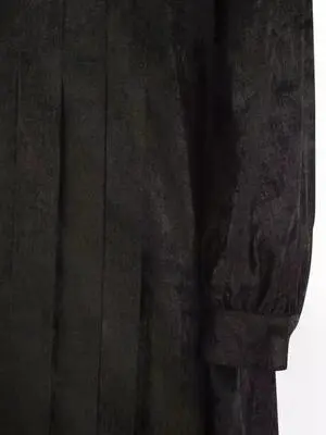Max Mara Pleated Satin-effect Mini Dress