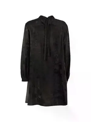 Max Mara Pleated Satin-effect Mini Dress
