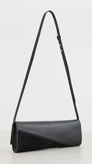 Proenza Schouler European Calf And Lux Suede Hex Clutch