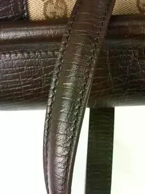 Gucci Bamboo Gg Supreme Shoulder Bag