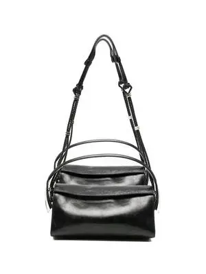 Benedetta Bruzziches Braided-strap Leather Shoulder Bag - Black