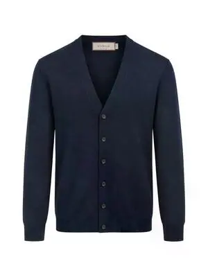 Canali Nuvola Button-up Cardigan - Blue