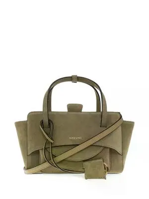 HIDESINS Small Flap Suede Tote Bag