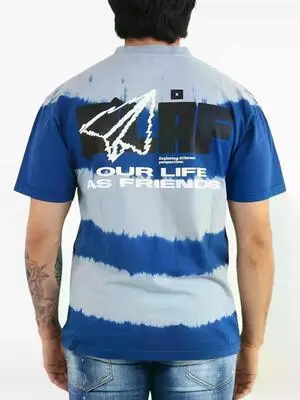 OLAF Tie-dye Logo-patch T-shirt