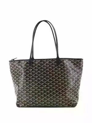 Goyard Artois Tote Coated Canvas Mm Shoulder Bag - Black