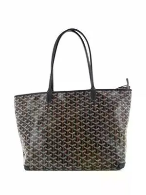 Goyard Artois Tote Coated Canvas Mm Shoulder Bag - Black