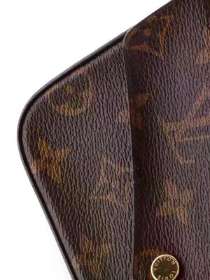 LOUIS VUITTON Felicie Strap & Go Handbag Monogram Canvas Crossbody Bag