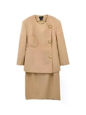 Gucci Asymmetric-fastening Skirt Suit