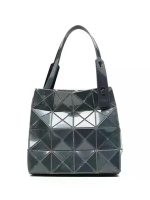 Issey Miyake Geometric-panelled Tote Bag - Grey