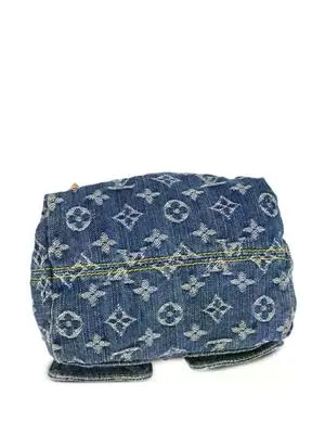 LOUIS VUITTON 2006 Mini Monogram Denim Sac A Dos Backpack